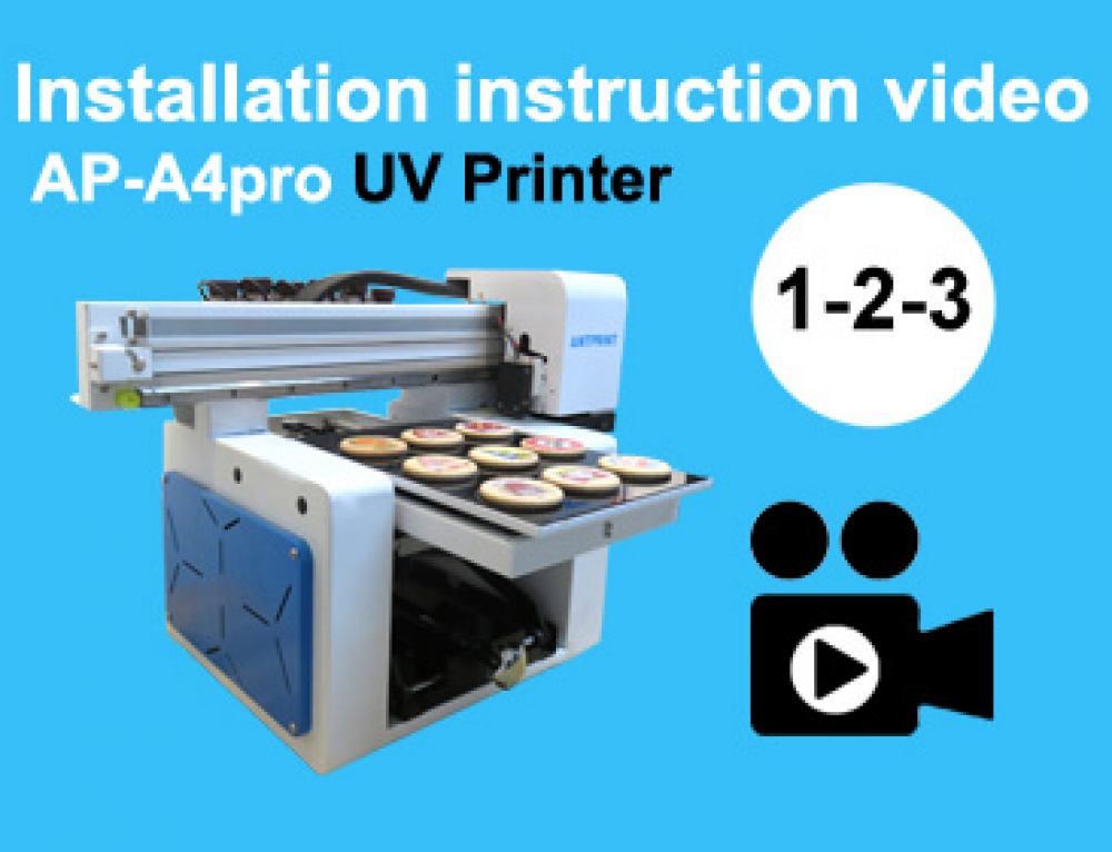 Antprint UV printer full installation Video uv flatbed printer ...