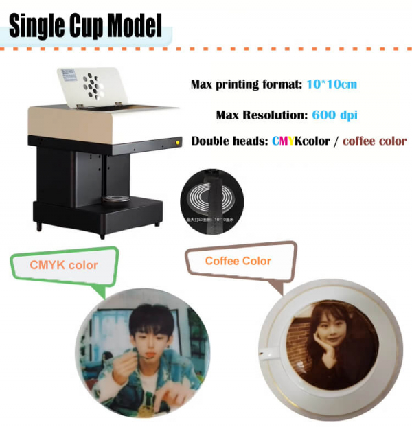New diy Coffee printer machine for sales price also for cake