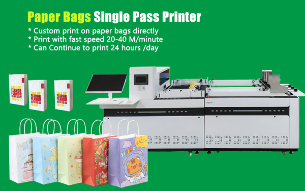 Digital Paper Bags Inkjet Printer Custom Kraft Paper Bag Printing ...